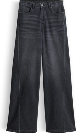 OPUS Damen Wide | MIVA Cosmic Wide Leg Jeans aus BCI Cotton Mix mid Vision Grey, 36 L32