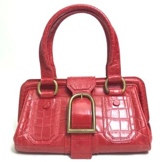 Celine Pre-owned Cuir sacs-main - Femme - Pre-owned - Rouge - Taille: ONE Size