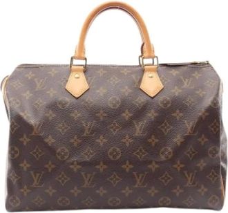 Louis Vuitton Pre-owned Speedy 35 Sac &agrave; main - Femme - Pre-owned - Brun - Taille: ONE Size