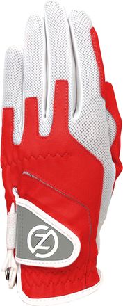 Zero Friction Damen Kompressions-Passform Linke Hand Golfhandschuh, Rot