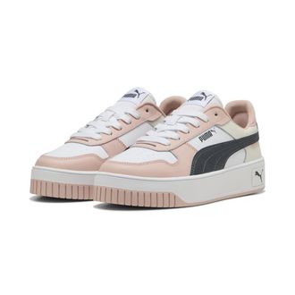 Puma Damen Carina Street Sneaker, White-Strong Gray-Rose Quartz, 42 EU