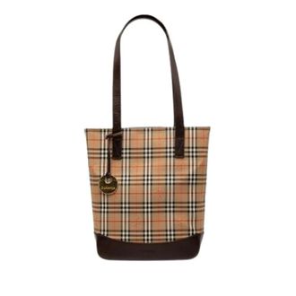 Burberry Pre-owned Haymarket Check Tote - Femme - Pre-owned - Beige - Taille: ONE Size
