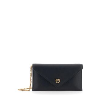 Pinko Pinko, Femme, Sacs, Noir, Taille: ONE Size Flat Purse Mini