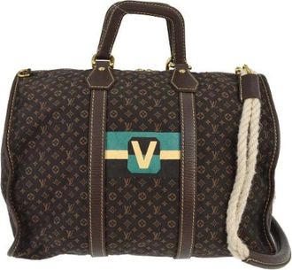Louis Vuitton unisex, Pre-owned, Brun, Taille: ONE Size Sac Week-end Vintage Pre-owned