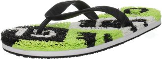 Globe Herren Merkin-Typo Sandalen, Multicolore (White/Lime/Black)