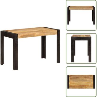 vidaXL Esstisch 120x60x76 cm Massivholz Mango - Esstisch - Massivholzm&ouml;bel - Mangoholztisch - K&uuml;chentisch - Esszimmertisch