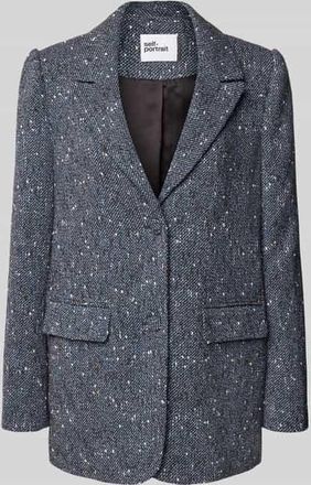 Self Portrait Longblazer mit Woll-Anteil