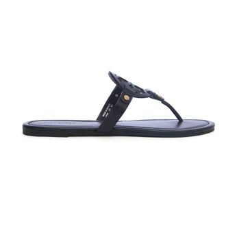 Tory Burch Elegante Ledersandalen in Schwarz - - Shoes - Damen - Schwarzk - 36 EU