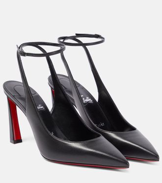 Christian Louboutin Slingback-Pumps Condora 85 aus Leder
