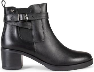 miMaO bottines en cuir avec boucle Noir, EU 37