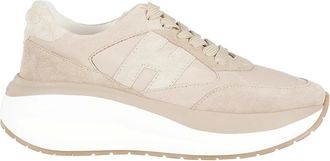 Hogan Femme, Chaussures, Brun, Taille: 35 1/2 EU H lace-up sneaker