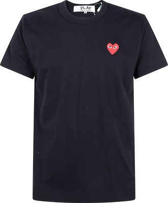 Comme Des Garçons Red Emblem Heart T-Shirt