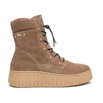 Nero Giardini I618124D Velours-Stiefel - - Shoes - Damen - Beige - 38 EU