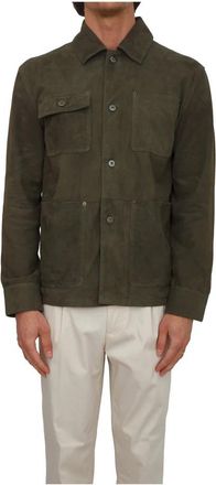 Paolo Pecora Homme, Vestes, Vert, Taille: M Veste Zo21T200