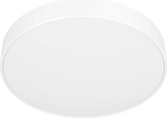 Eglo Access LED Deckenleuchte Zubieta-A, 1 flammige Wandlampe, Aufbauleuchte aus Stahl und Kunststoff in Schwarz, Weiß, mit Fernbedienung, Farbtemperaturwe