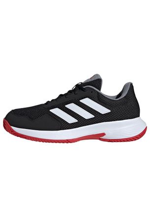 adidas Unisex Court Spec 2 Tennis Shoes, Core Black / Cloud White / Scarlet, 39 1/3 EU