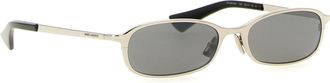 Saint Laurent Womens Gray Acetate Sunglasses