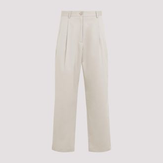 Frankie Shop Pantalon chino en coton Norstrand