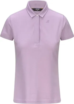 K-Way Femme, Tops, Violet, Taille: 40 FR Amedea Pique Slim