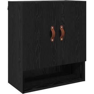 vidaXL Wandschrank Schwarze Eiche 60 x 31 x 70 cm Holzwerkstoff Vidaxl