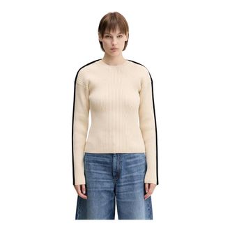Sportmax Pull Boemia - Femme - Pulls - Beige - Taille: 42 FR