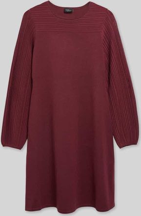 s.Oliver Black Label Strickkleid mit strukturierten &Auml;rmeln