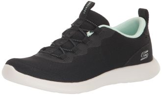 Skechers Damen Vapor Foam Dampfschaum Lite, Black Mesh/White Trim, 36.5 EU