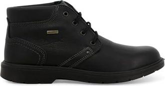 Melluso Bottines homme en cuir noir u15454z, Noir, 40 EU