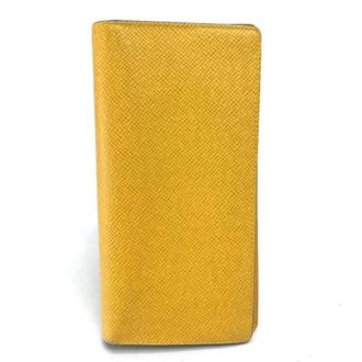 Louis Vuitton Pre-owned Taiga Long Wallet (Bi-fold) - - Pre-owned - Herren - Gelb - ONE SIZE