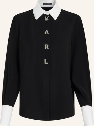 Karl Lagerfeld Bluse schwarz