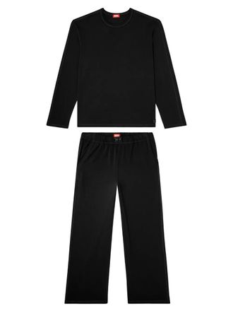 Diesel pyjama Adrian à manches longues - Noir