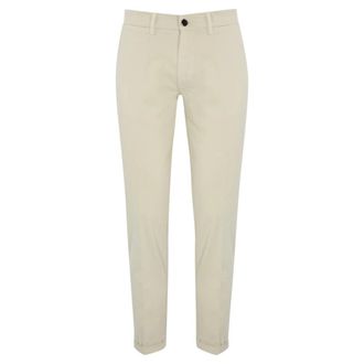 Re-hash Wei&szlig;e Baumwoll-Slim-Fit-Hose - - Trousers - Herren - Wei&szlig; - W36