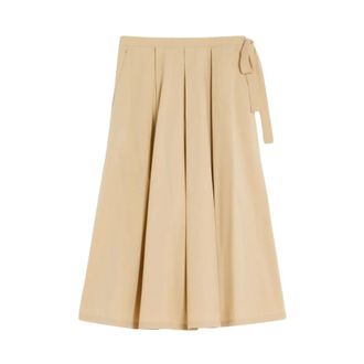 Max Mara Femme, Jupes, Beige, Taille: 40 FR Jupe Folk Weekend