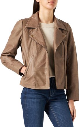 Cream Lederjacke CRRabia 36, Pine Bark