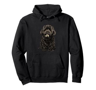 Whyitsme Design Schwarzer Havanesischer Hund Illustration Pullover Hoodie