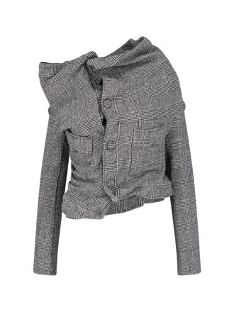 Junya Watanabe Asymmetrical Wool-Blend Jacket