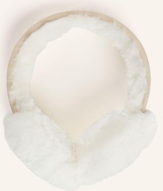 UGG Ohrenw&auml;rmer Mit Echtfell beige