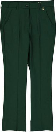 Herno Femme, Pantalons, Vert, Taille: 38 FR Cropped Pantalons