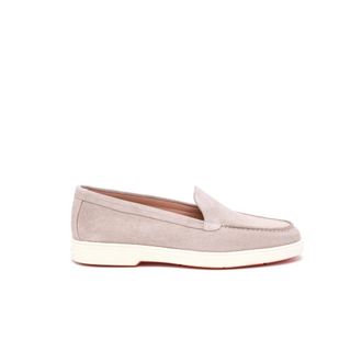 Santoni Leder Mokassins - - Shoes - Damen - Beige - 41 EU