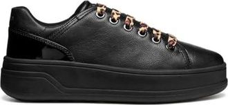 Geox D Spherica Ecub-2 Baskets pour femme, Noir, 41 EU