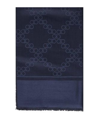 Ferragamo Schal - Dunkelblau