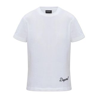Dsquared2 Logo T-Shirt - - Tops - Damen - Wei&szlig; - L