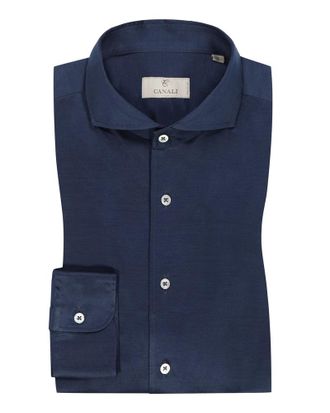Canali Hemd in Jersey-Qualit&auml;t, Modern Fit in