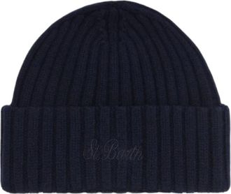 MC2 Saint Barth Homme, Accessoires, Bleu, Taille: ONE Size Wengen Wool Beanie