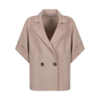 Max Mara Zweireihige M&auml;ntel - - Coats - Damen - Beige - XS