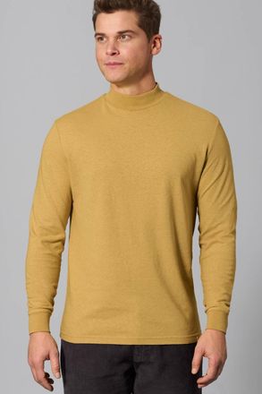 Hempage Hempage Herren vegan Rollkragen Langarmshirt Dijon Gelb