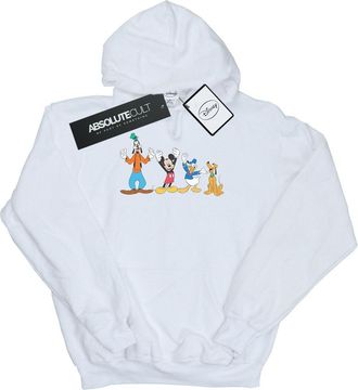 Disney Herren Mickey Mouse Friends Hoodie (Wei&szlig;)