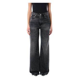 Haikure Flared Jeans - - Jeans - Damen - Schwarzk - W24