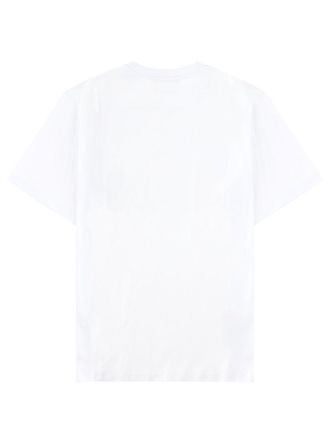 Msgm Logo Cotton T-Shirt - White