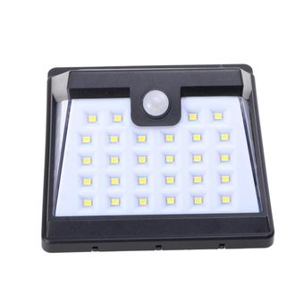 Lurrose Solarlampe Wandleuchte Mit 40 Led Bewegungsmelder Solar Au&szlig;enwandleuchte F&uuml;r Garten Und Hof Energiesparende Sensorleuchte F&uuml;r Terrasse Und Veranda